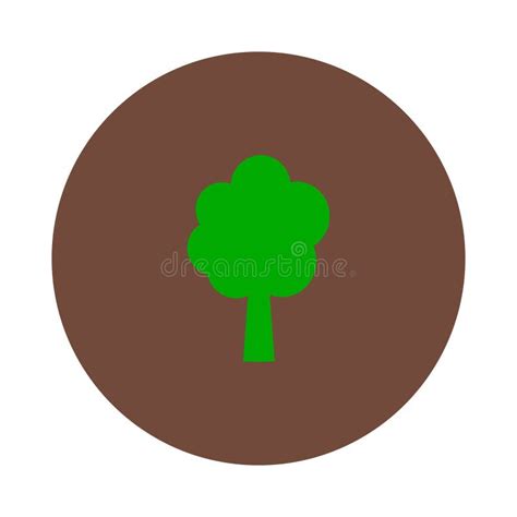 Tree And Circle Stock Vector Illustration Of Environment 205881205