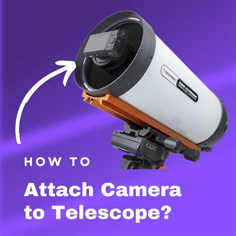 how to attach camera to telescope explained