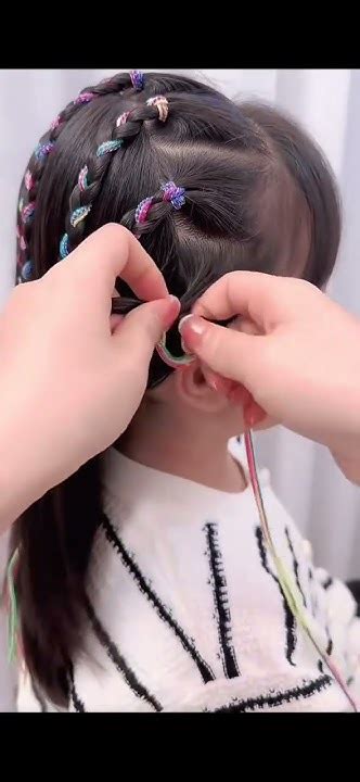 小女孩发型扎法 六一就是要快乐呀 Youtube
