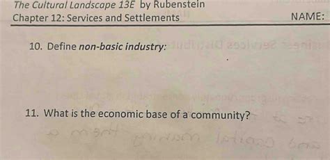 Solved The Cultural Landscape 13e By Rubenstein Chapter 12 Services