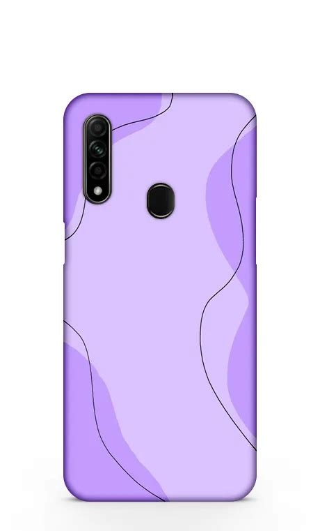 Purple Aesthetic Oppo A Mobile Cover