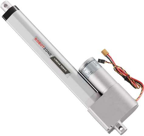 Servocity Heavy Duty Linear Servo Position Control 12 24v 225lb Thrust 0 3 Sec 8 Stroke