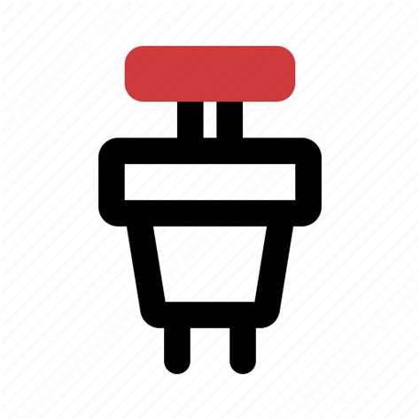 Push Switch Component Icon Download On Iconfinder