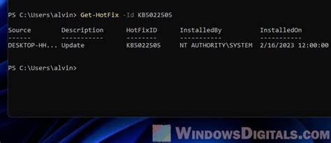 How To Check If A KB Update Is Installed In Windows