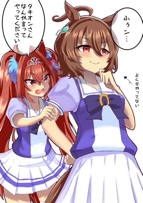 Daiwa Scarlet And Agnes Tachyon Umamusume Drawn By Teaclaw Danbooru
