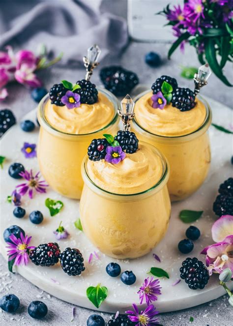 Mango Mousse Dessert Im Glas Vegan And Einfach Bianca Zapatka Rezepte