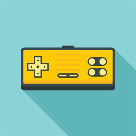 Button Gamepad Icon Flat Style 14628024 Vector Art At Vecteezy