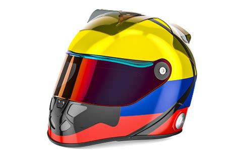 3d 렌더링에 고립 된 흰색 배경 콜롬비아의 국기와 함께 레이싱 헬멧 3차원 형태에 대한 스톡 사진 및 기타 이미지 3차원 형태 개념 개념과 주제 Istock