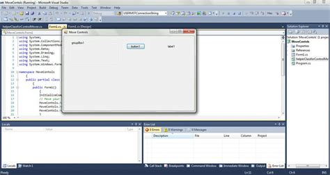 Move Controls With The Mouse On A Form At Runtime