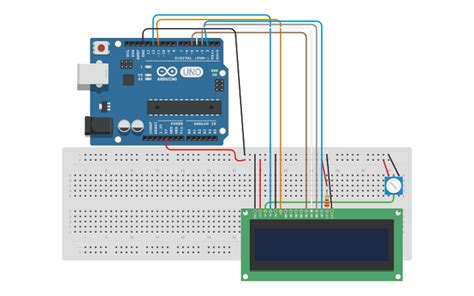 Circuit Design Scrolling Right To Left Lcd Text Tinkercad