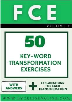 FCE FIRST B KEY WORD TRANSFORMATIONS ANSWERS EXPLANATIONS