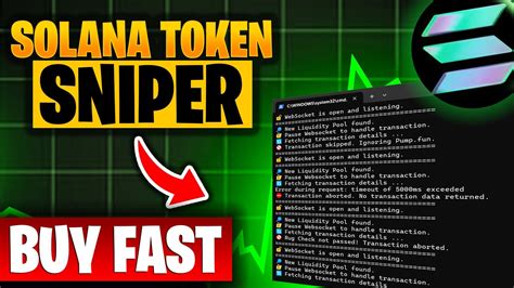 Solana Sniper Trading Bot In Typescript Buy Fast With Rug Check Pumpfun Filter Youtube