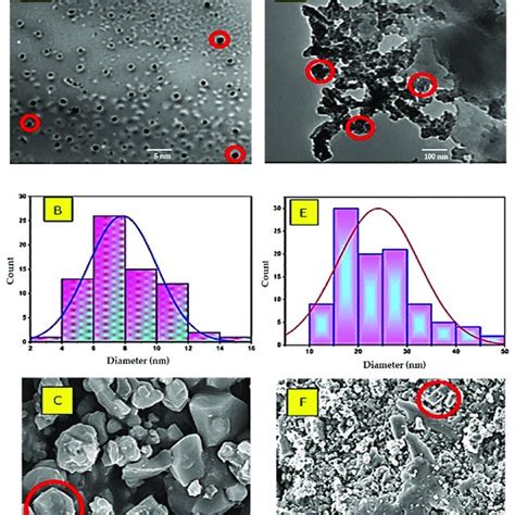 Tem Particle Size Distribution And Sem Analysis Of Cfecu Nc A C