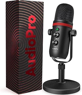 Amazon Com Amazon Basics Professional USB Condenser Microphone Black Musical Instruments