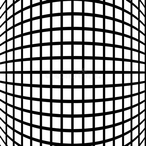 Spherical Globe Circular Distort Effect Pattern Curved Bulge Protrude Warp Effect Stock