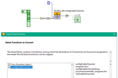 Solved Import C Function With Array Argument With The Shared Library Wizard Ni Community