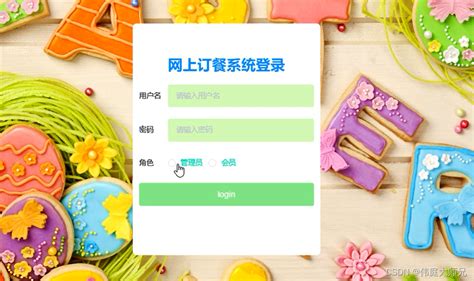 订餐网上订餐系统基于springboot的网上订餐系统设计与实现源码数据库文档订餐网站的设计与实现 Csdn博客