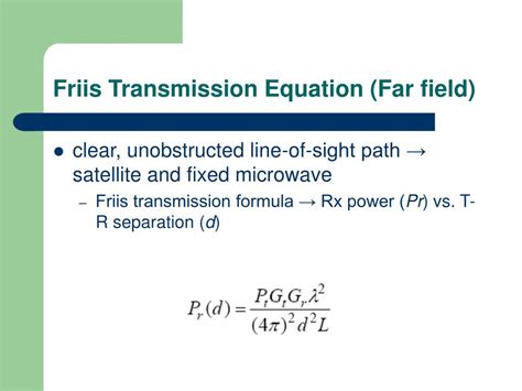 Ppt Mobile Radio Propagation Large Scale Path Loss Powerpoint