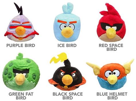 Angry Birds Space Green Bird Plush
