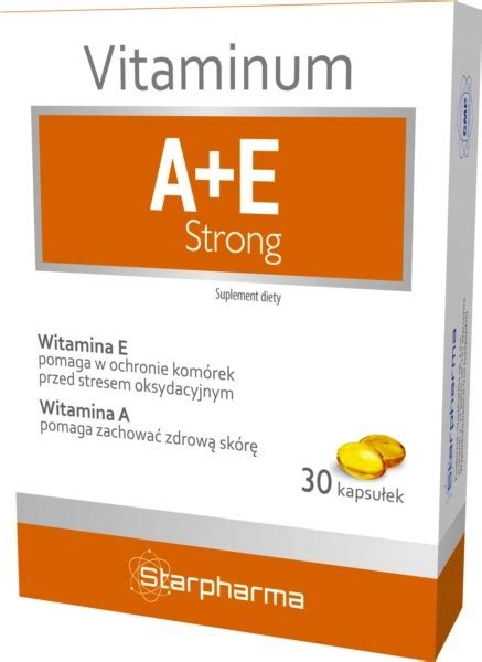 Witamina A E Vitaminum A E Skóra Włosy Paznokcie 5906874986752 • Cena Opinie • Preparaty