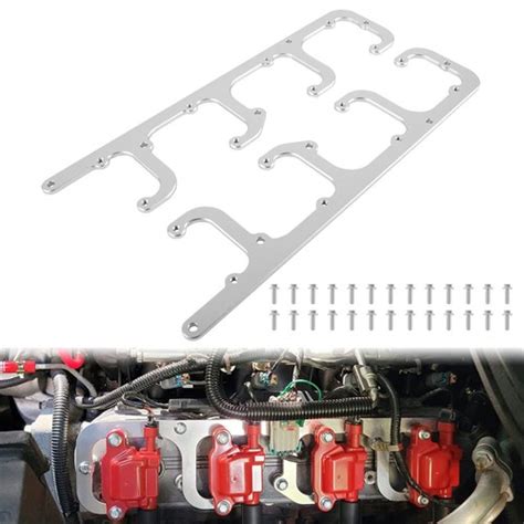 5 3l Ls Square Coil Brackets Valve Cover For Ls1 Ls3 Ls2 Lq4 Lq9 Ls6