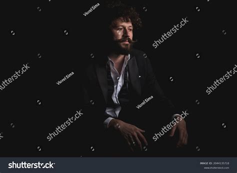 Sexy Businessman Holding His Hands Relaxed Stock Photo 2044135718 Shutterstock
