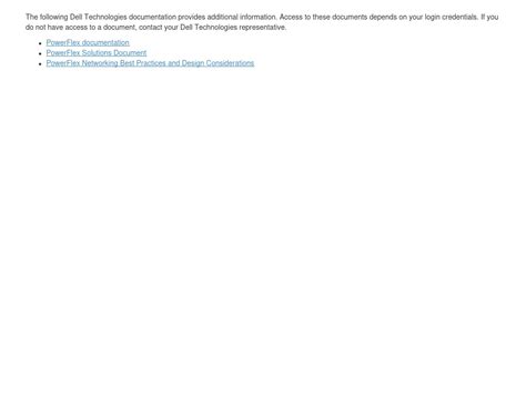 Dell Technologies Documentation Red Hat Openshift 4 18 Deployment On Dell Powerflex Dell