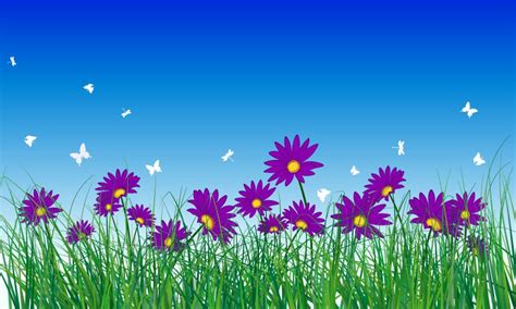 Grass Silhouette Background Royalty Free Vector Image