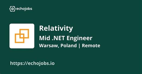 Hiring Mid Net Engineer Full Stack Warsaw Poland Remote Git