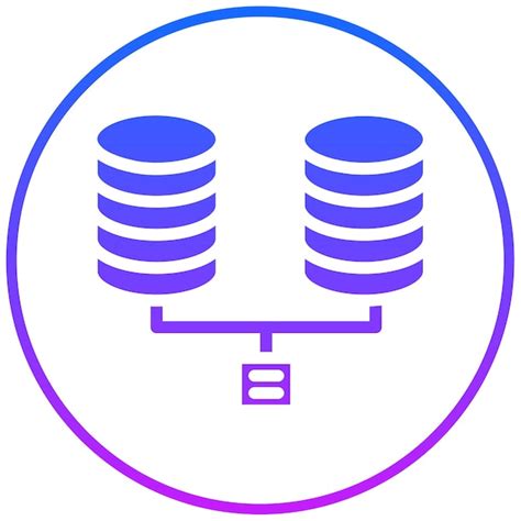 Premium Vector Distributed Data Vector Illustration