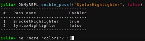 Passes OhMyREPL