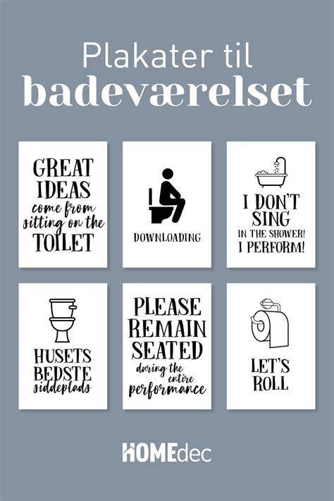 Toiletregler Papiplakater Artofit