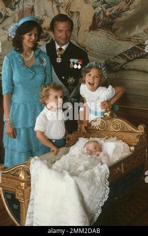 The Baptism Of Prince Carl Philip In The Churce At Royal Palace In