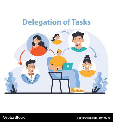 Productivity Boosting Concept Flat Royalty Free Vector Image