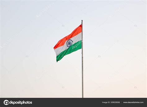 National Flag India Horizontal Rectangular Tricolour India Saffron