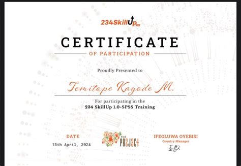 Well Done Kayode Temitope We Are Proud Of You The 234 Project