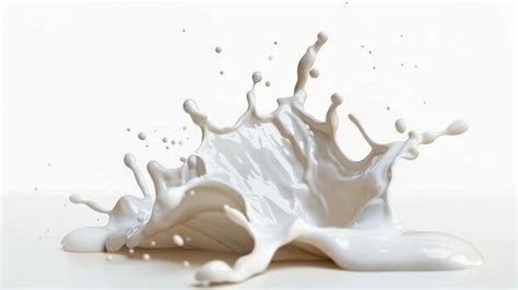 Premium Photo Twisted Milk Or Yogurt Splash Isolated On White Background