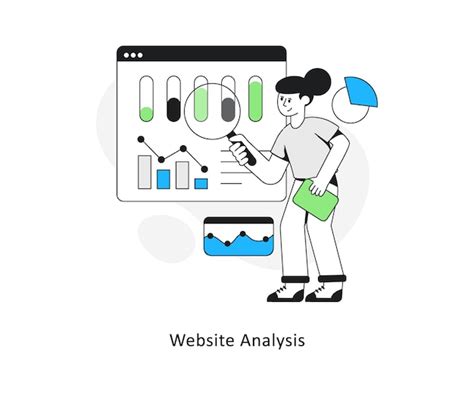 Premium Vector Website Analysis Flat Style Design Vector Illustration Stock Illustration