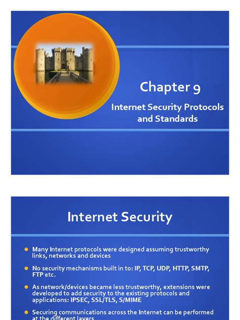 Chapter 9 Internet Security Protocols And Standards Pdf Transport Layer Security Computer