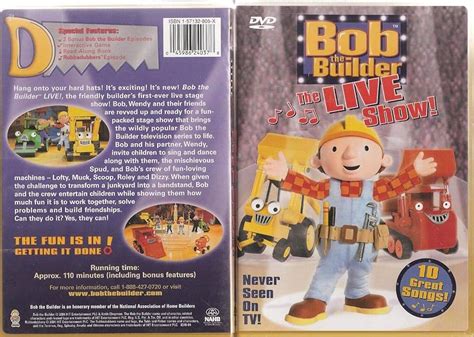 Bob The Builder Live Dvd Bob The Builder Discography Vinyl Cds