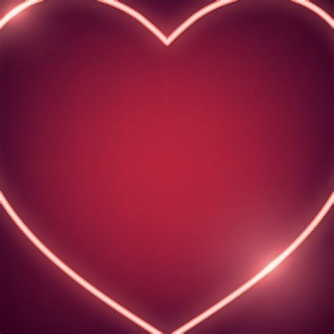 Neon Heart Illustration Download Free Vectors Clipart Graphics
