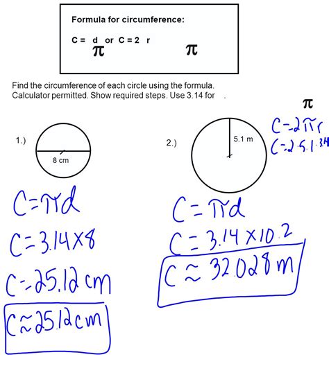 How To Calculate Circumference From Diameter Of Circle At Alicia