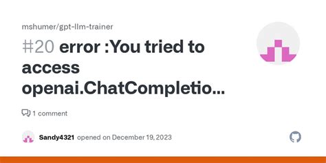 Openai Chatcompletion 오류 해결 방법 Genspark