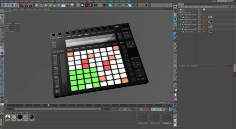 Ableton Push Midi Controller 3d Model 75 3ds Unknown C4d Fbx