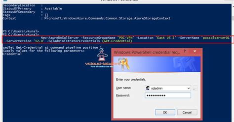 Microsoft Azure Powershell Deploying Paas Sql Database As A Service R