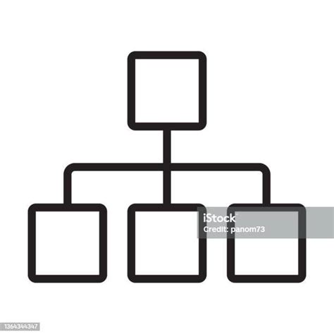 조직 계층 구조 차트 아이콘 벡터 프로젝트 관리 프로젝트 팀 데이터 시각화 웹 사이트 디자인에 대한 기업 계층 화 기호 로고