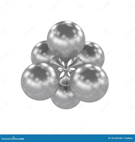 Molecule Molecular Lattice 3d Illustration Stock Illustration Illustration Of Abstract Atom