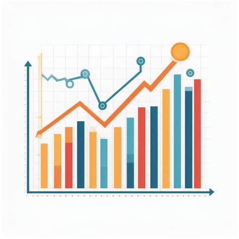 A Graph With A Graph That Says Graph On It Premium Ai Generated Vector