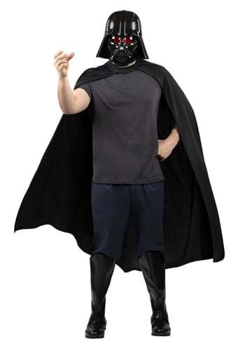 Adult Darth Vader Mask Cape Costume Kit