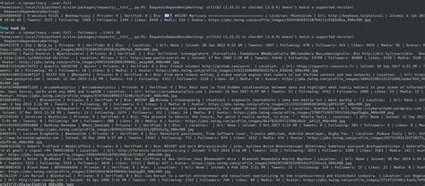 critical root twint get user nonetype object is not subscriptable unicode issues · issue